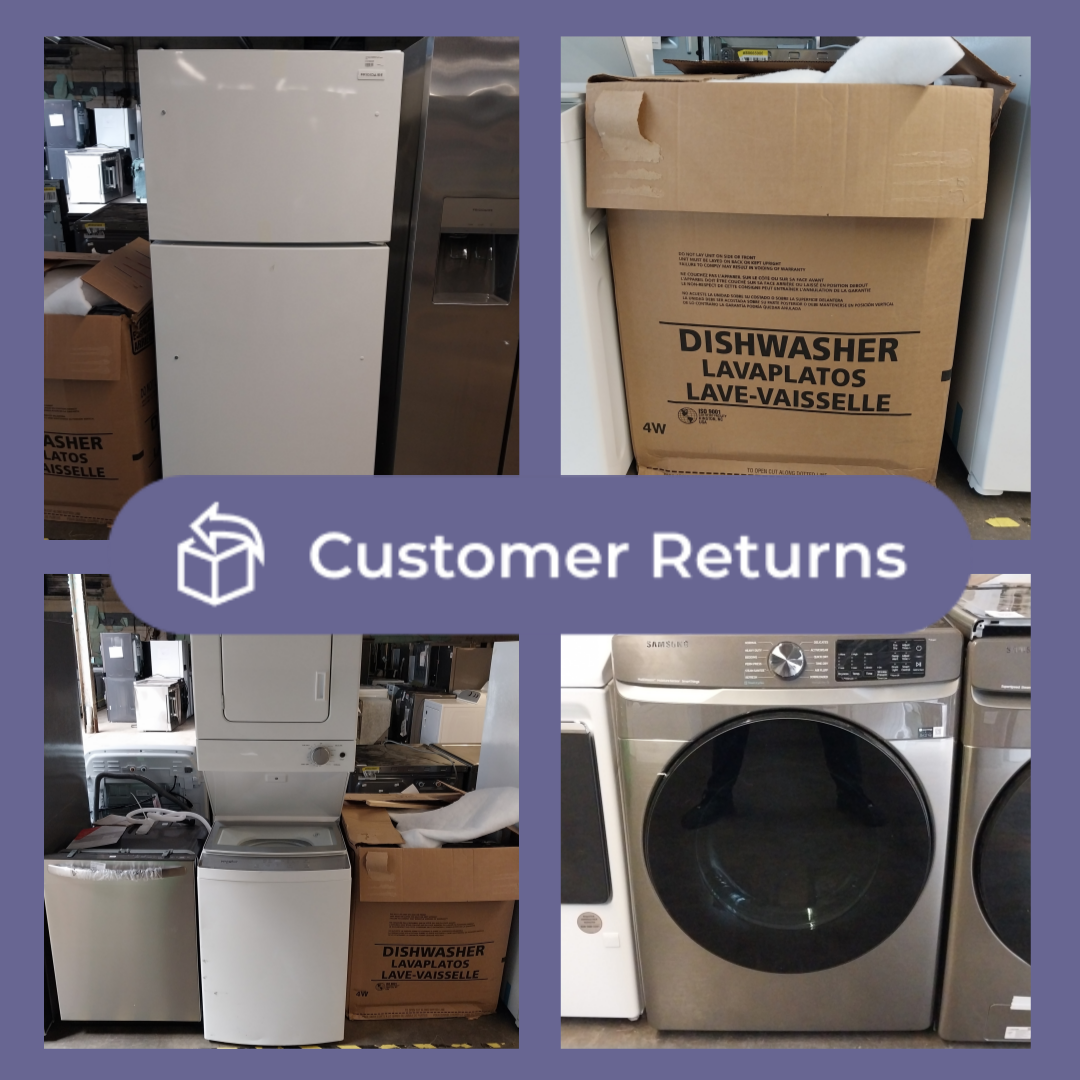 #1318 Liquidation Half Truckload of 24 Customer Return Appliances in ...